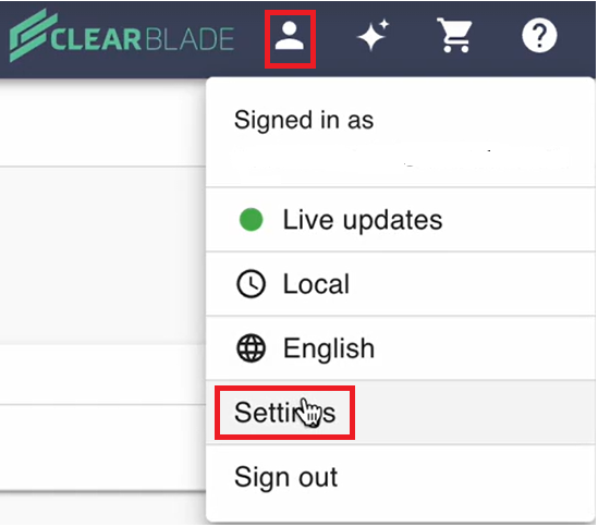Admin event severity settings
